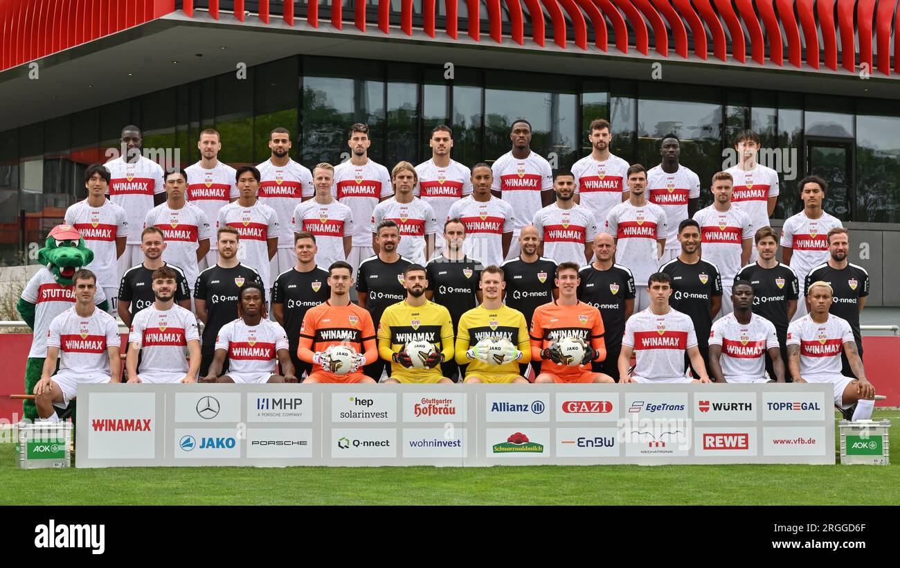 09. August 2023, Baden-Württemberg, Stuttgart: Fußball 1. Bundesliga ...