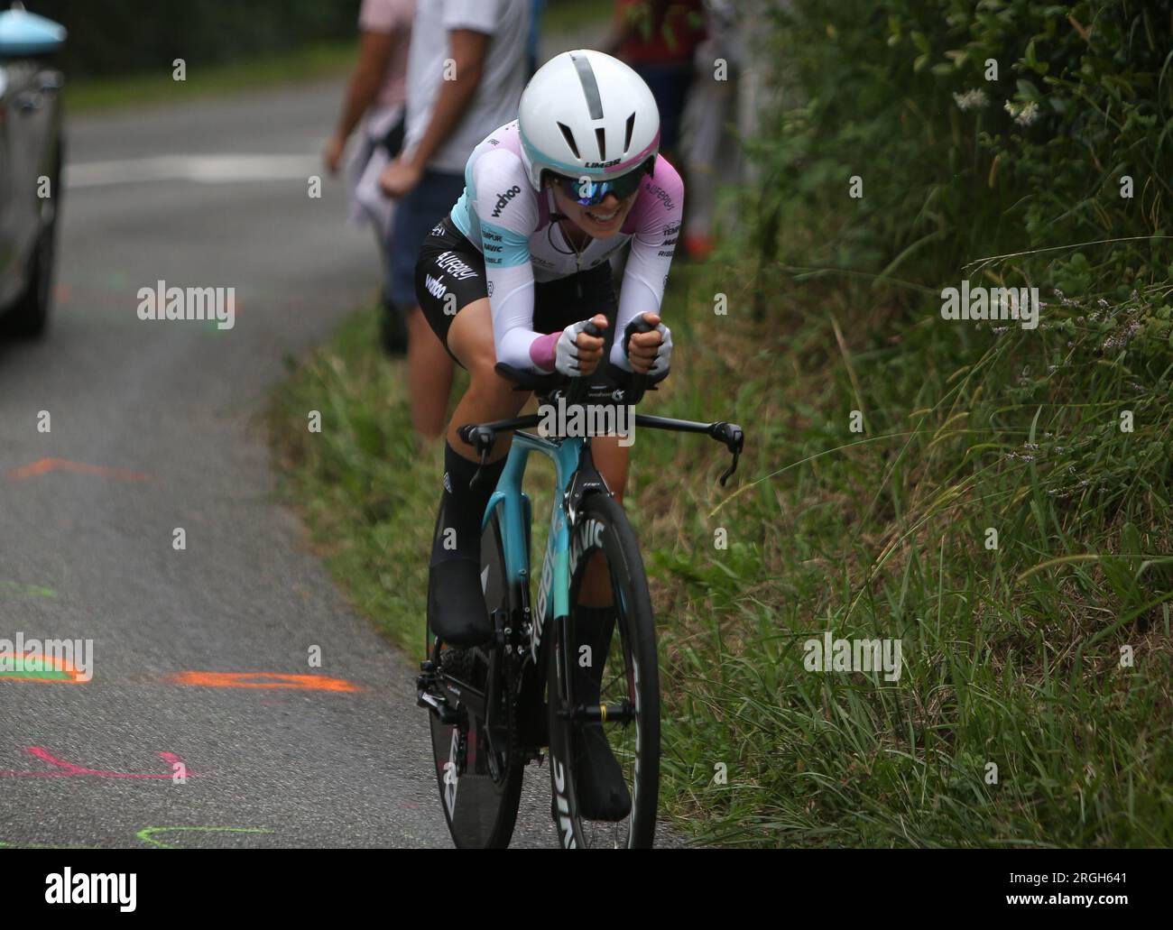 WYLLIE Ella von Lifeplus Wahoo während der Tour de France Femmes avec ...