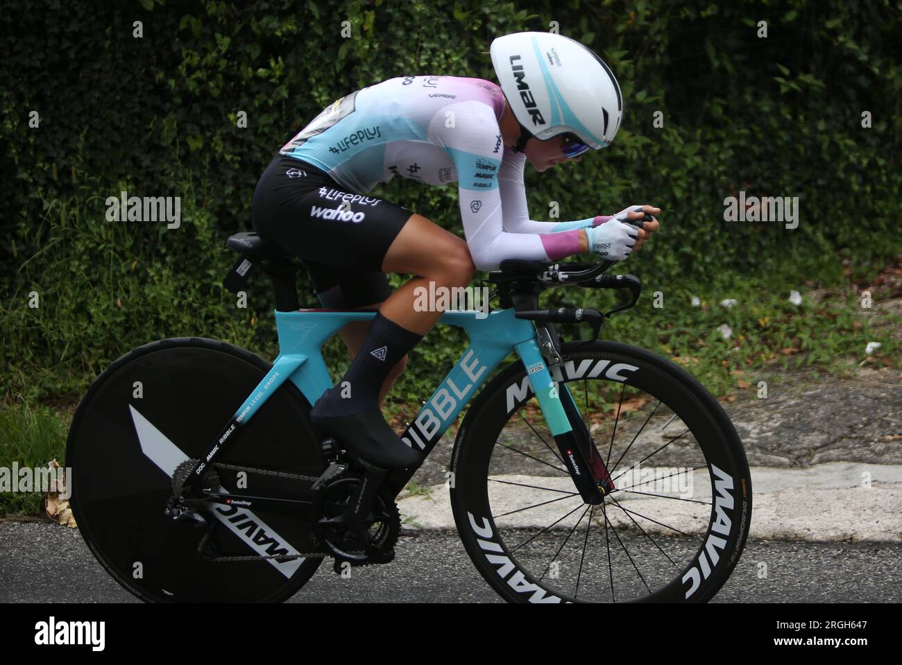 WYLLIE Ella von Lifeplus Wahoo während der Tour de France Femmes avec ...
