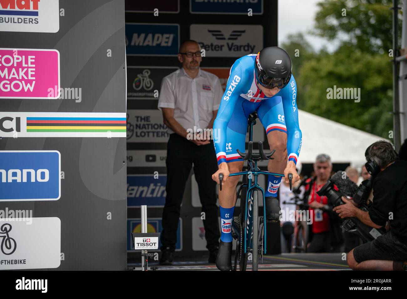 2023 UCI Radsport-Weltmeisterschaft Glasgow, Radfahren, U23, Time Trial ...