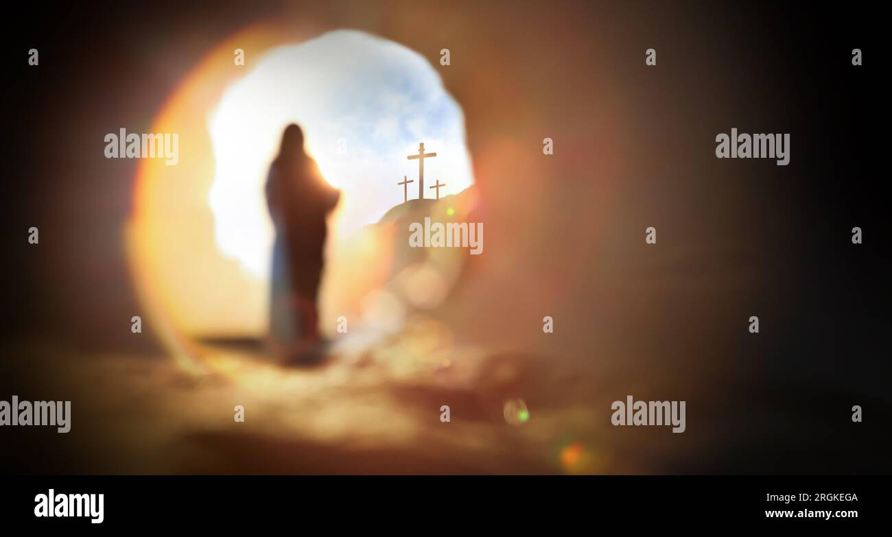 Die kreuzigung von jesus christus am kreuz des grabes -Fotos und -Bildmaterial in hoher ...