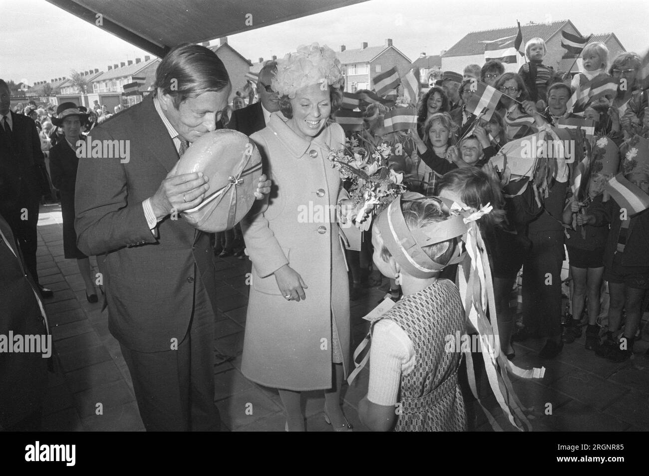 Arbeitsbesuch Beatrix und Claus in der Provinz Utrecht, Beatrix und ...