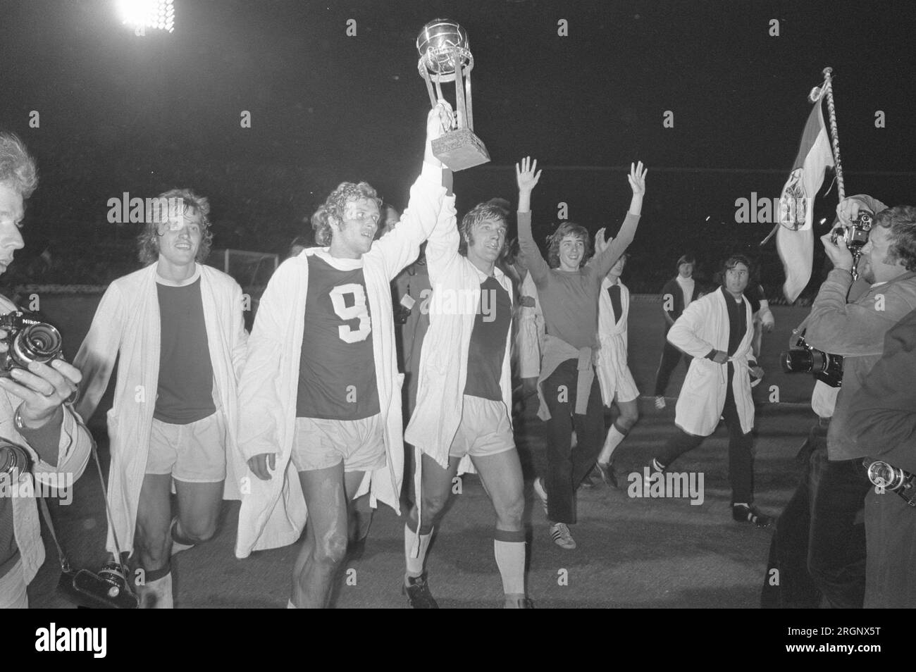 (Originalunterschrift) Ajax gegen Independiente 3-0, zweites Spiel bei ...