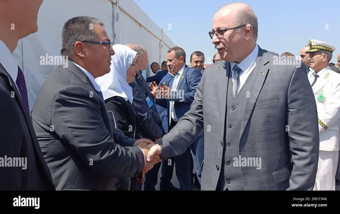 (230813) -- EL TARF, 13. August 2023 (Xinhua) -- algerischer ...