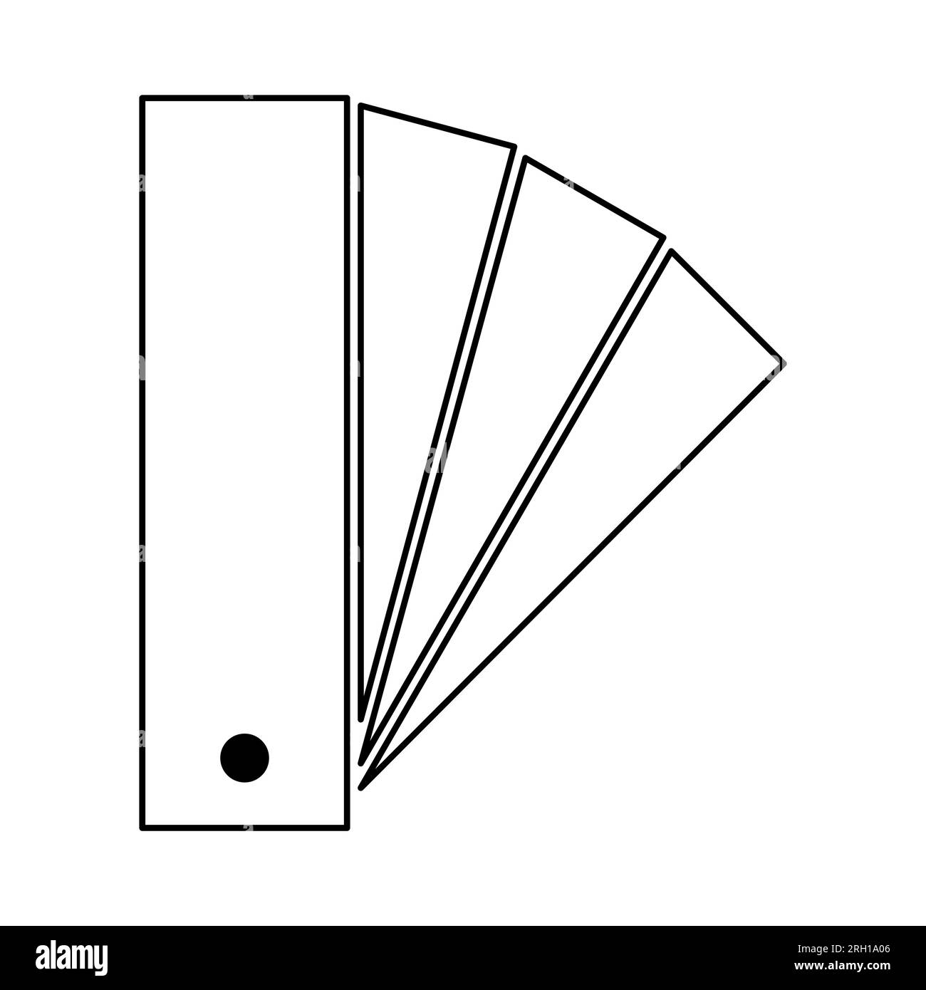 Pantone Farbe Symbol, bunte Grafik-Katalog-Symbol, Farbvorlage Web ...