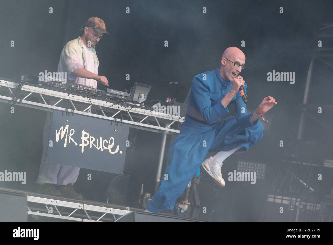 Winchester, Großbritannien. 12. Aug. 2023. Ian Bruce alias Mr Bruce ...