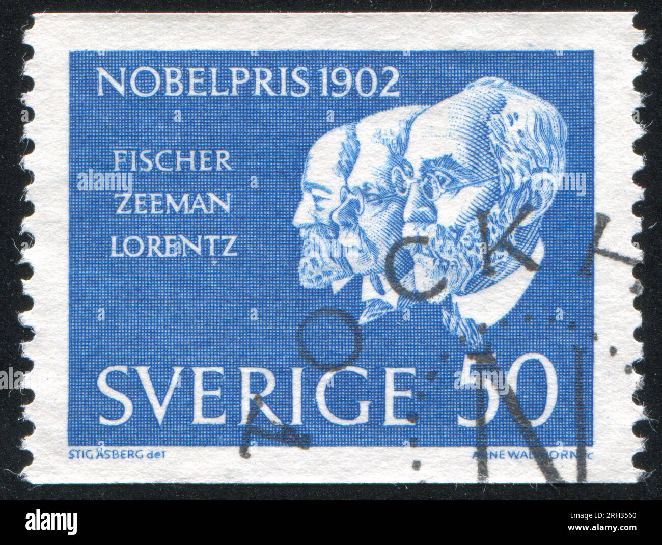 SCHWEDEN - CIRCA 1962: Von Schweden gedruckter Stempel zeigt Hermann ...