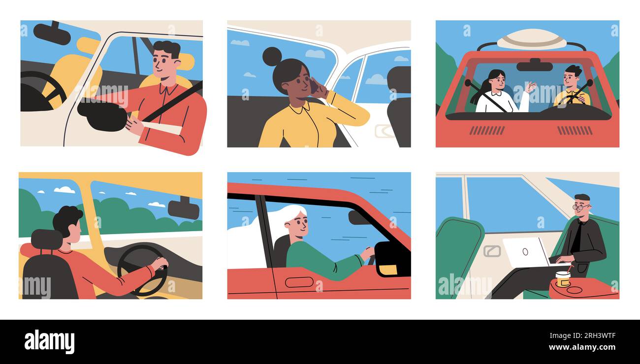 Passagiere mit autos Stock-Vektorgrafiken kaufen - Alamy