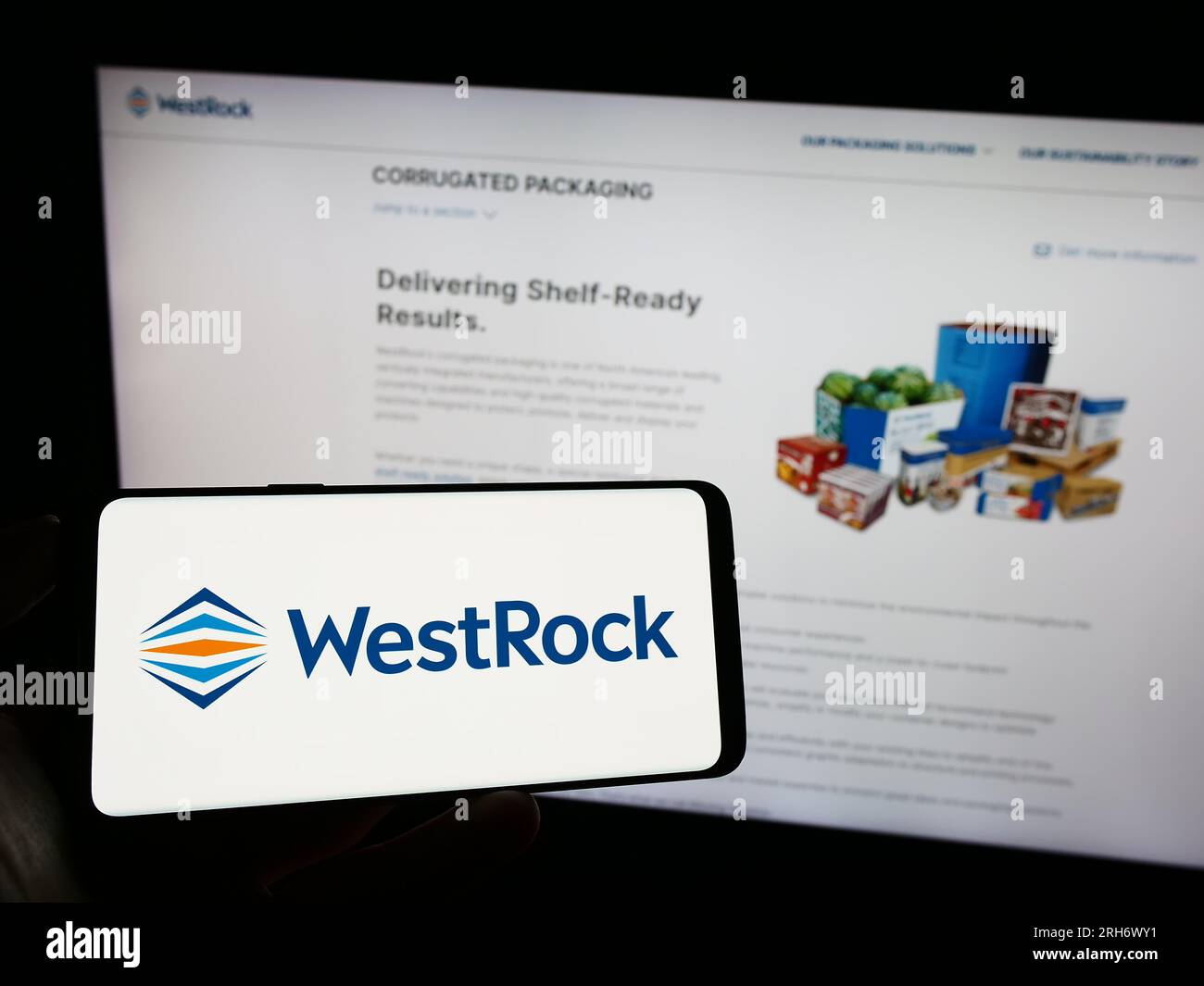 Westrock logo -Fotos und -Bildmaterial in hoher Auflösung – Alamy