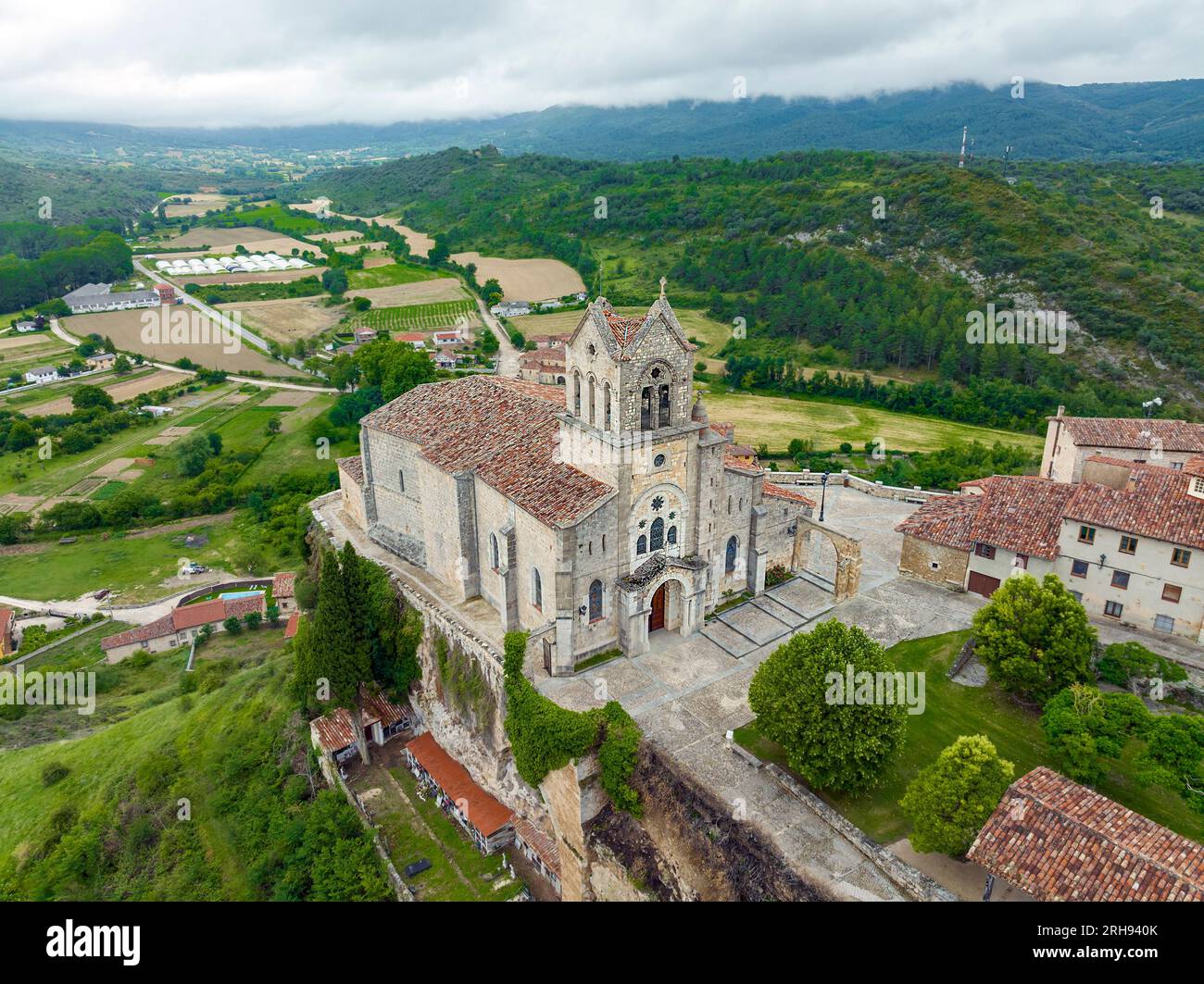 Pfarrkirche San Vicente Martir und San Sebastian. Es hat eine seltsame ...