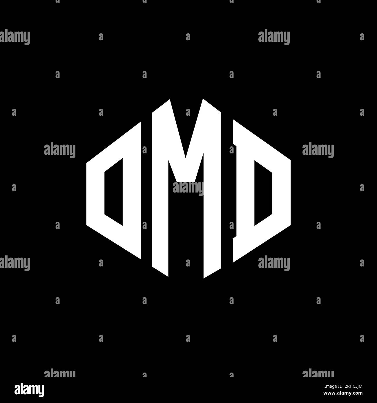 Omd logo design Schwarzweiß-Stockfotos und -bilder - Alamy
