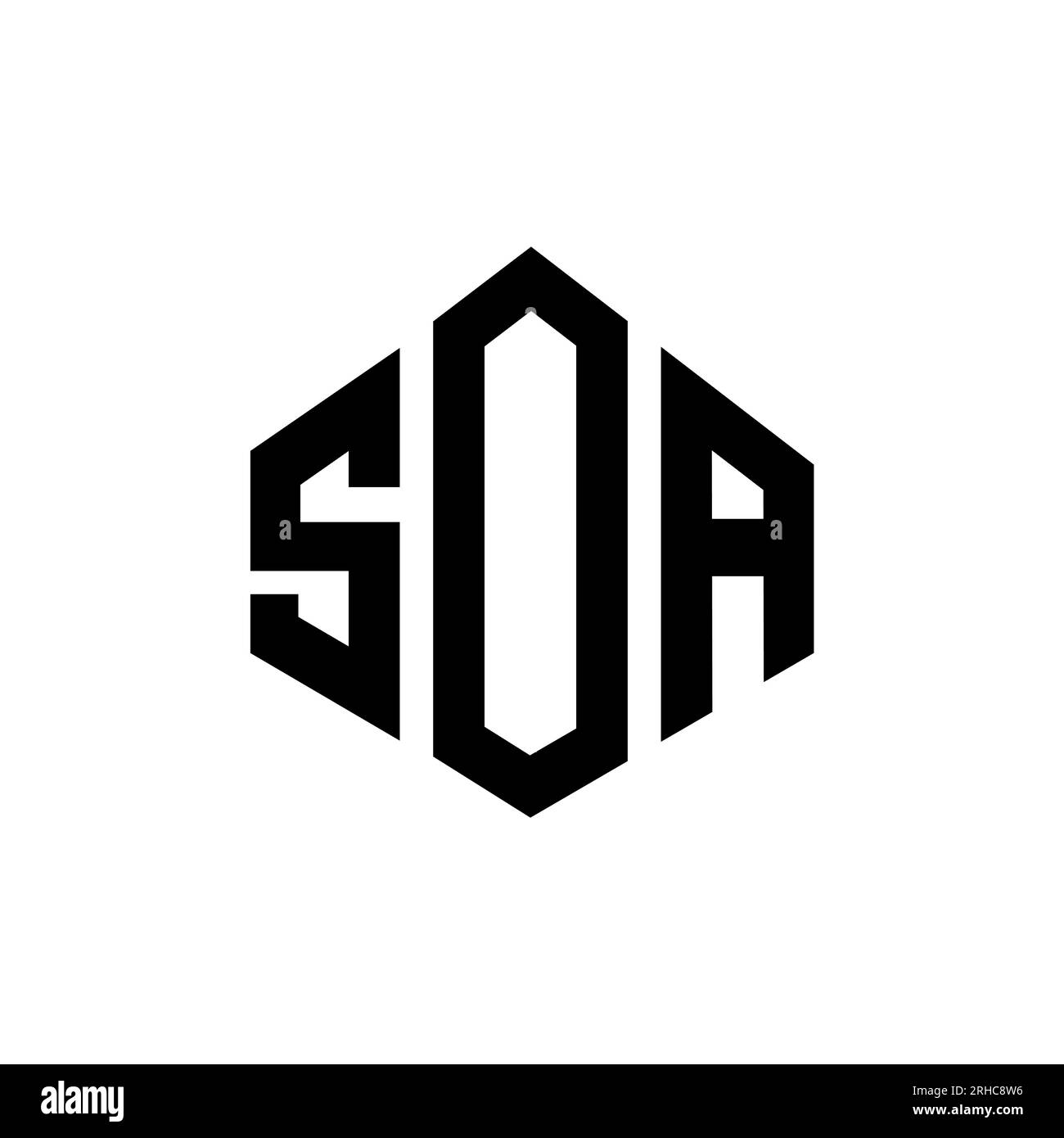 Soa sechseck logo -Fotos und -Bildmaterial in hoher Auflösung – Alamy