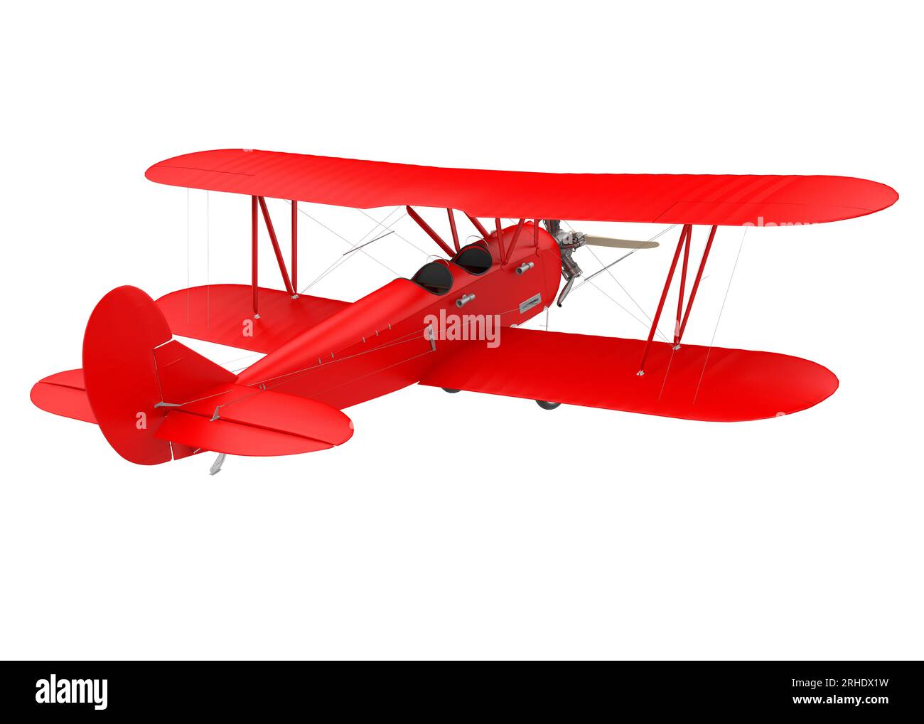 Red biplane -Fotos und -Bildmaterial in hoher Auflösung – Alamy