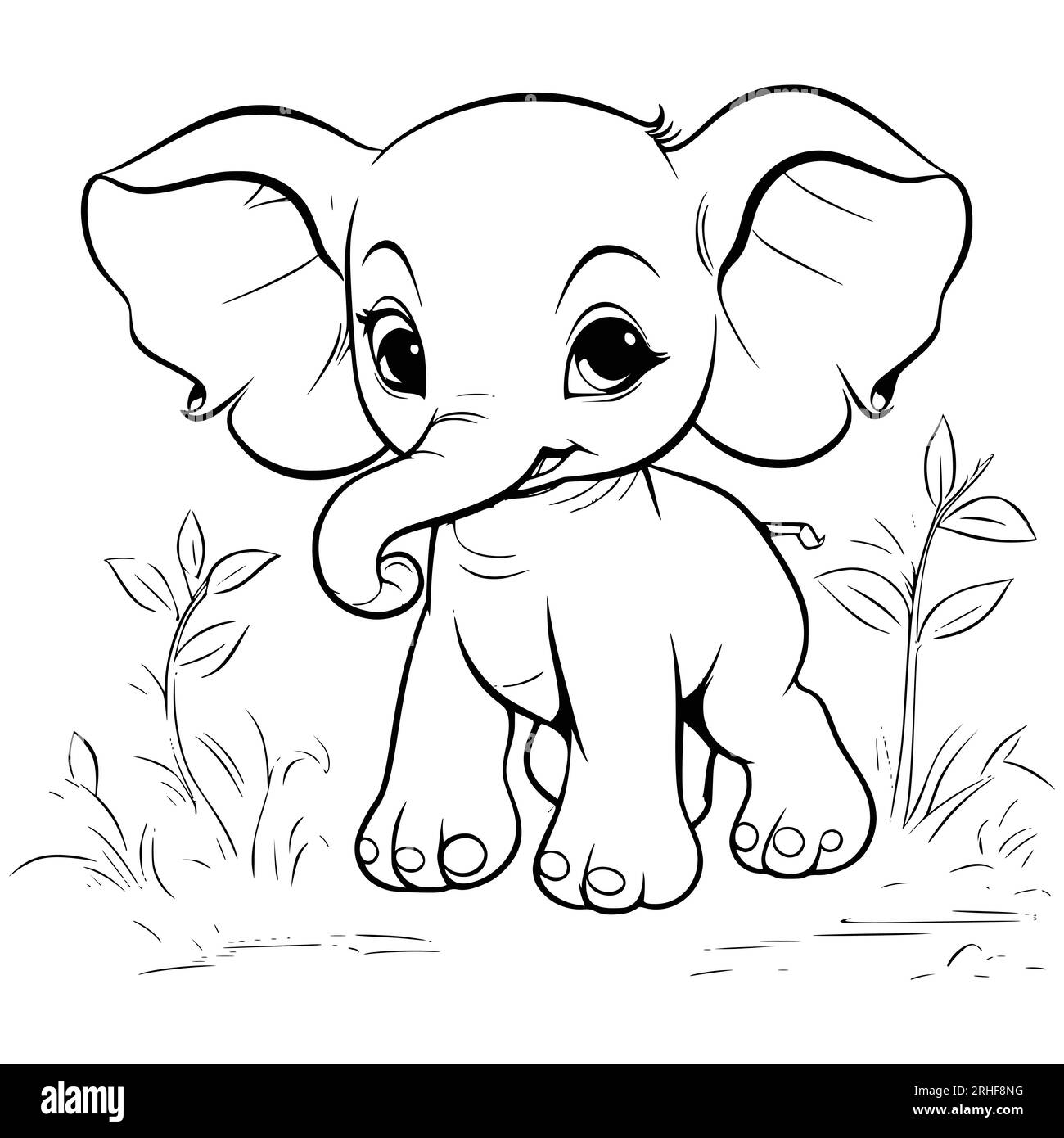 Ausmalbilder elefantenbaby zum ausdrucken -Fotos und -Bildmaterial in ...