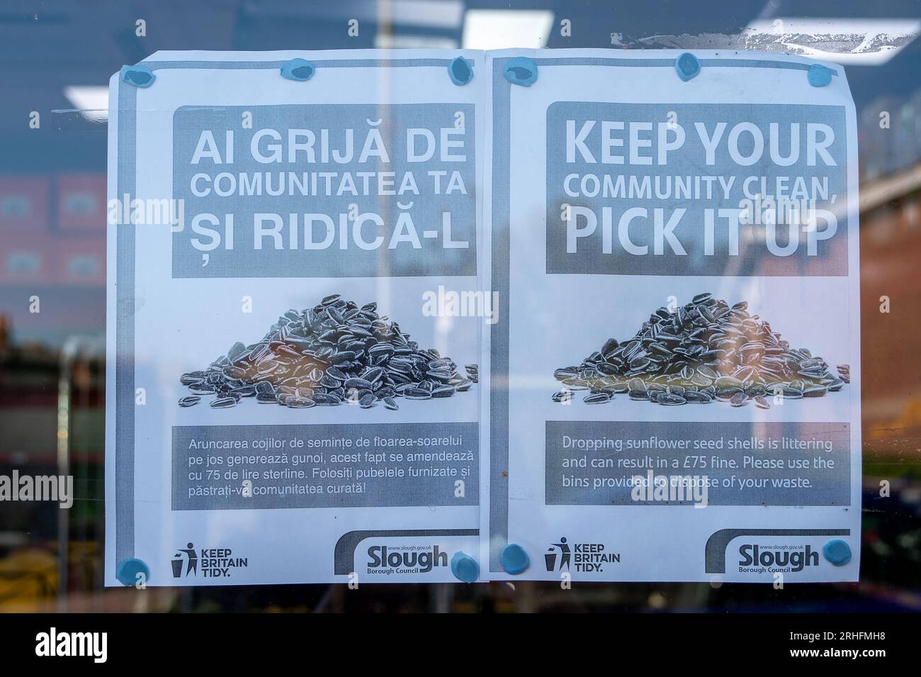 Chalvey, Slough, Berkshire, Großbritannien. 16. August 2023. Ein ...