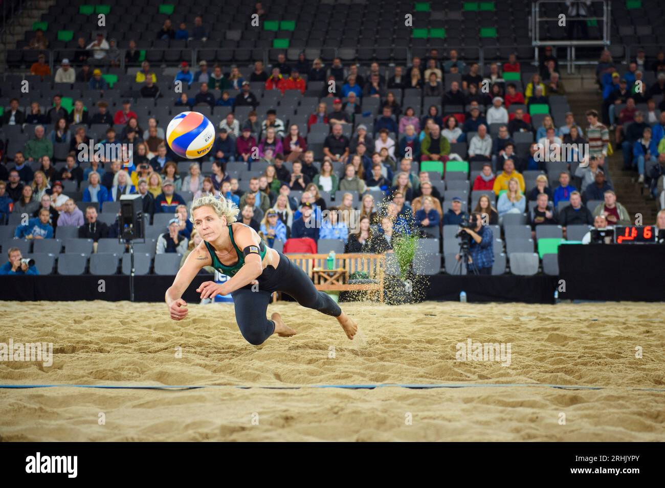 Hamburg, Deutschland. Aug. 2023. Volleyball/Strand: Beach Pro Tour ...