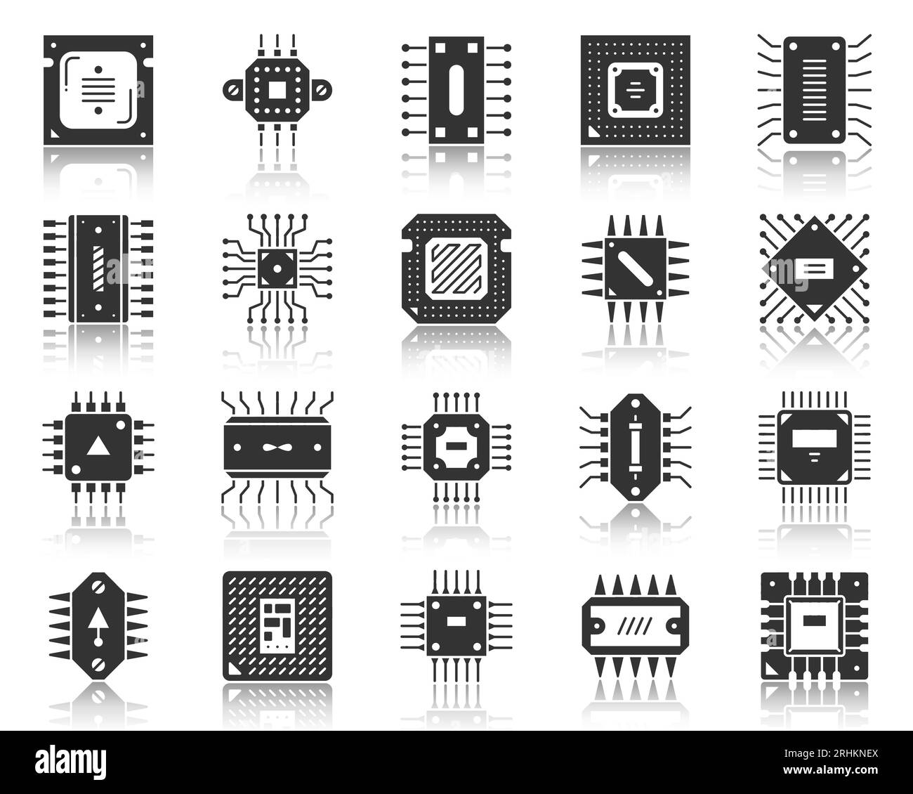 Silizium speicherchip Stock-Vektorgrafiken kaufen - Alamy