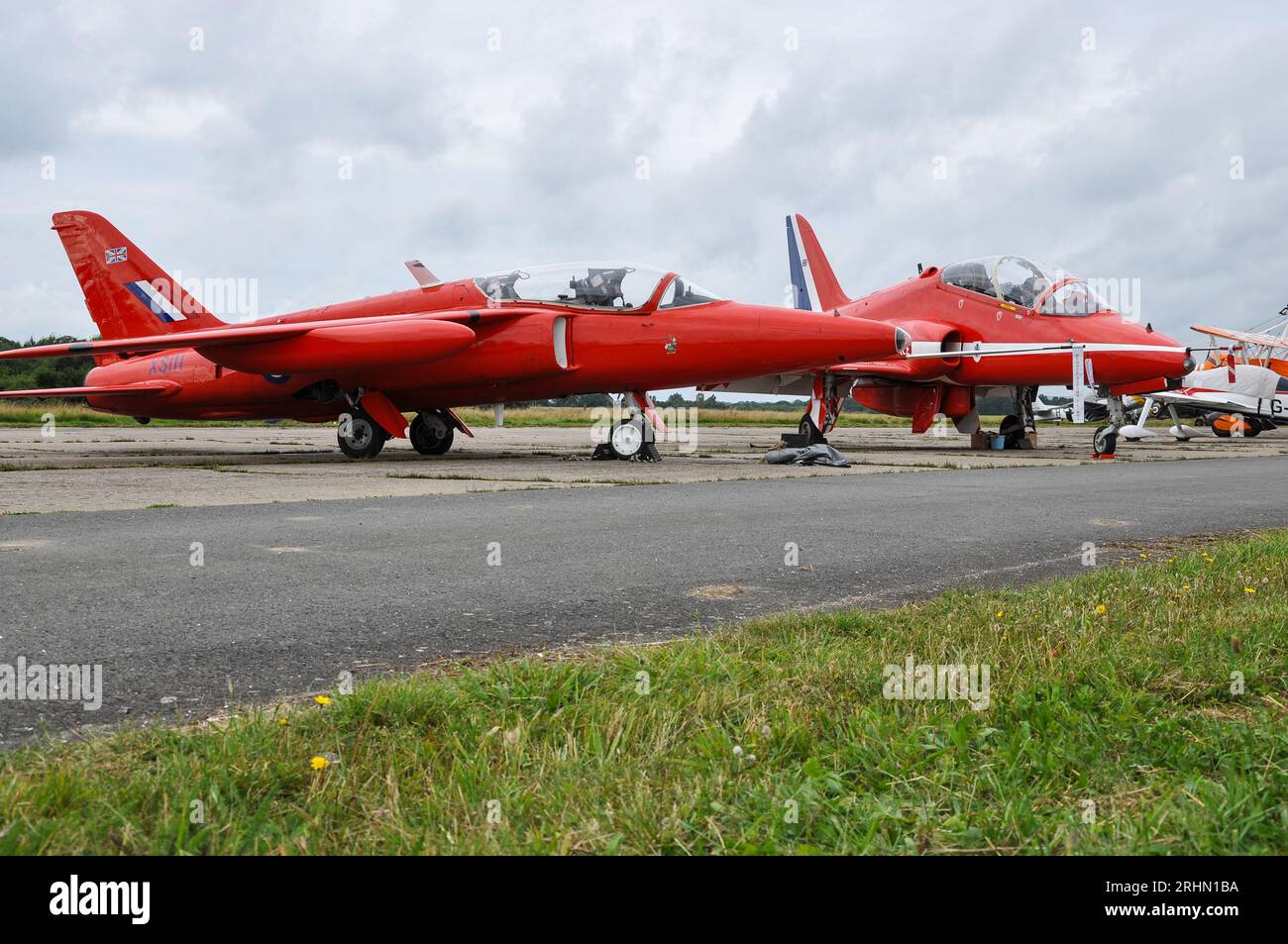 Die Geschichte der RAF Red Arrows Jets. 1960er Jahre Folland gnat T.1 ...