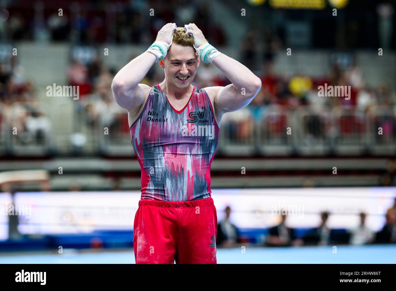 07. Juli 2023, Nordrhein-Westfalen, Düsseldorf: Gymnastik ...