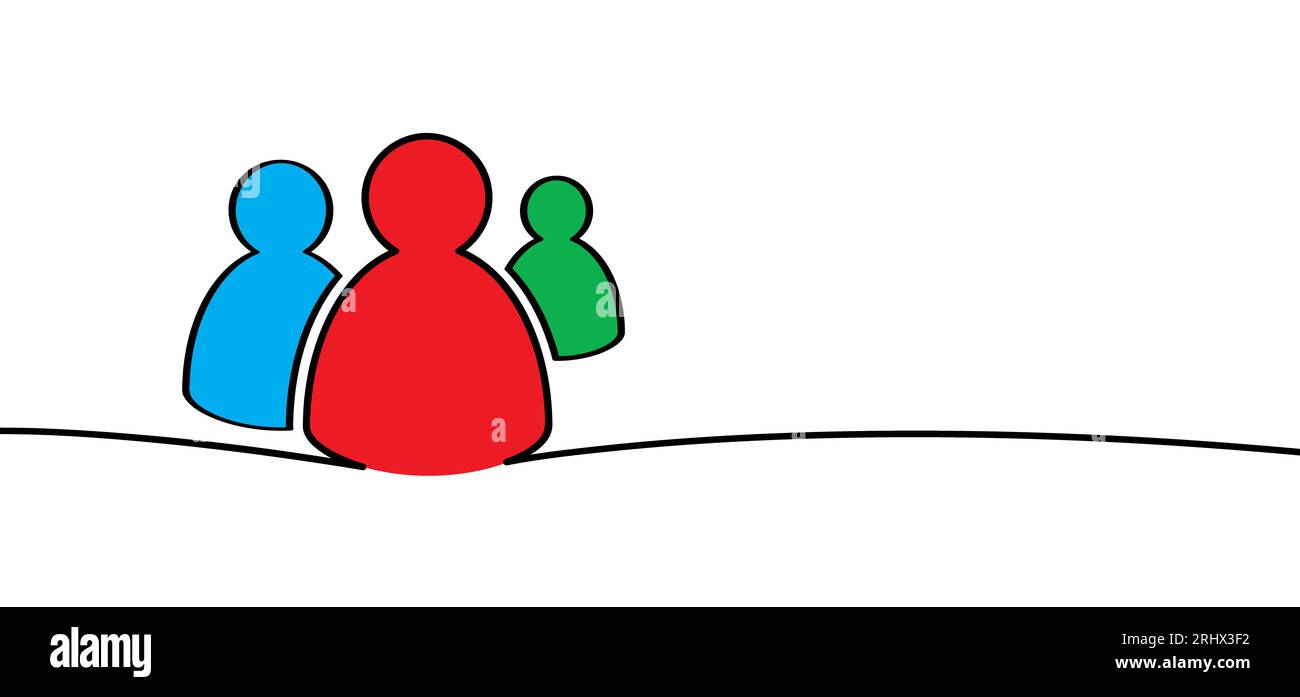 Meeting stick figure pictogram -Fotos und -Bildmaterial in hoher ...