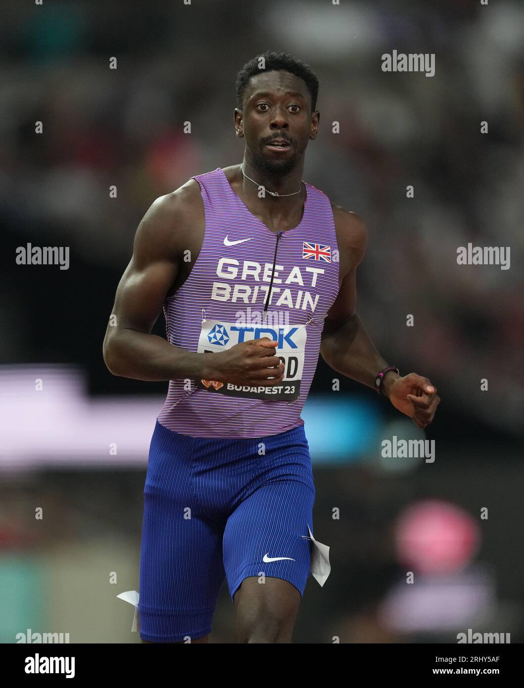 Großbritannien Reece Prescod in der 100 m langen Hitze 4 der Männer am ...