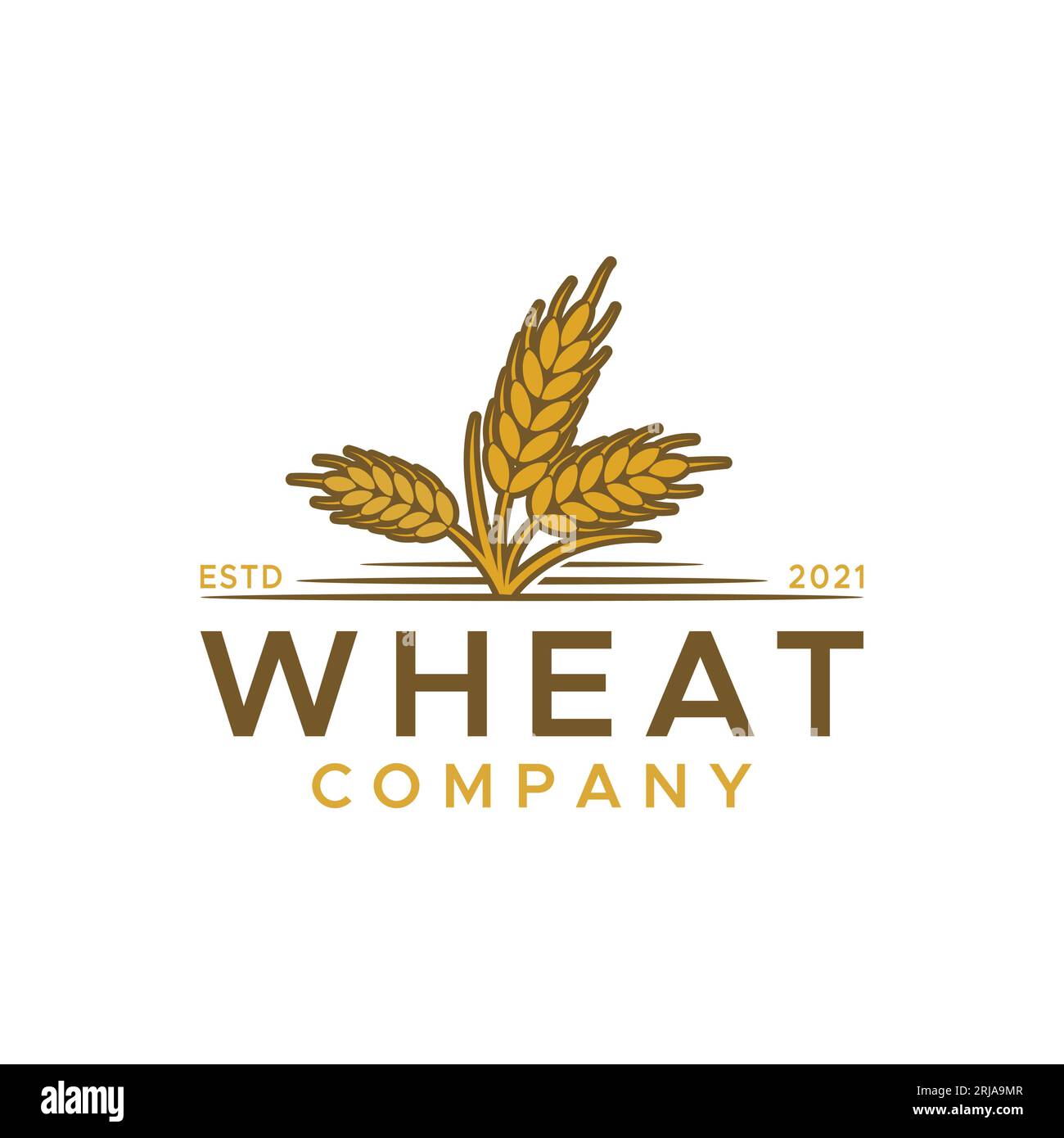 Logo aus mehl Stock-Vektorgrafiken kaufen - Alamy