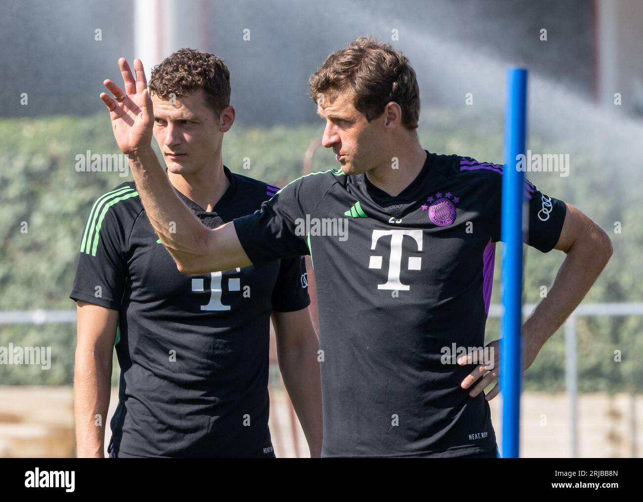 München, Deutschland. August 2023. Benjamin Havard (l) und Thomas ...