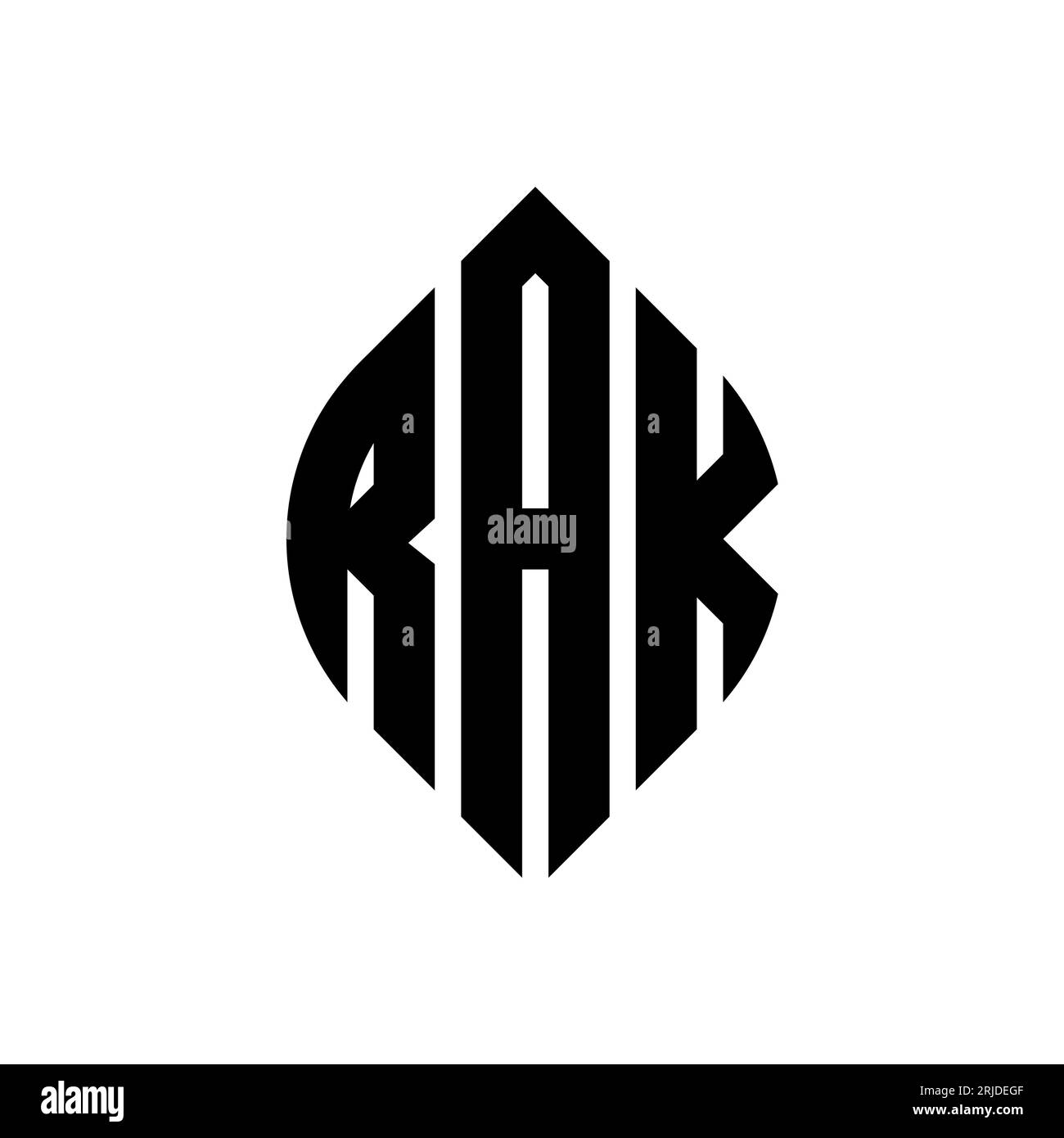 Design des rak logos -Fotos und -Bildmaterial in hoher Auflösung – Alamy