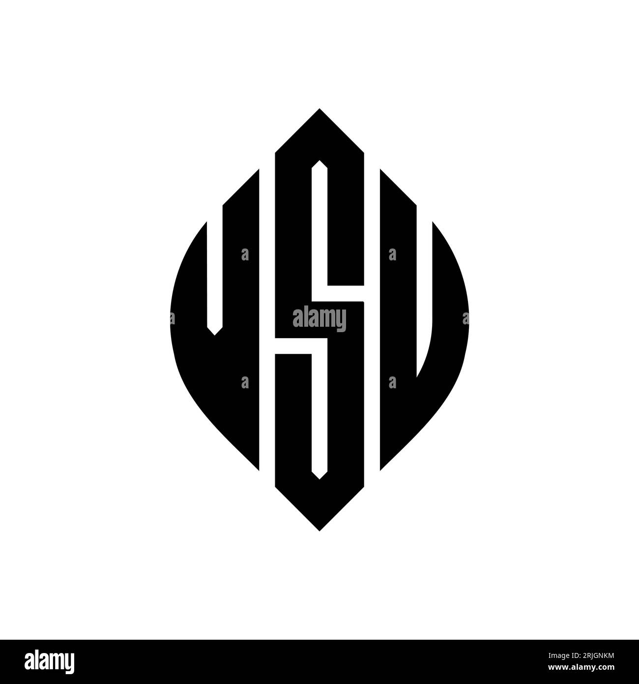 Vsu logo design Stock-Vektorgrafiken kaufen - Alamy