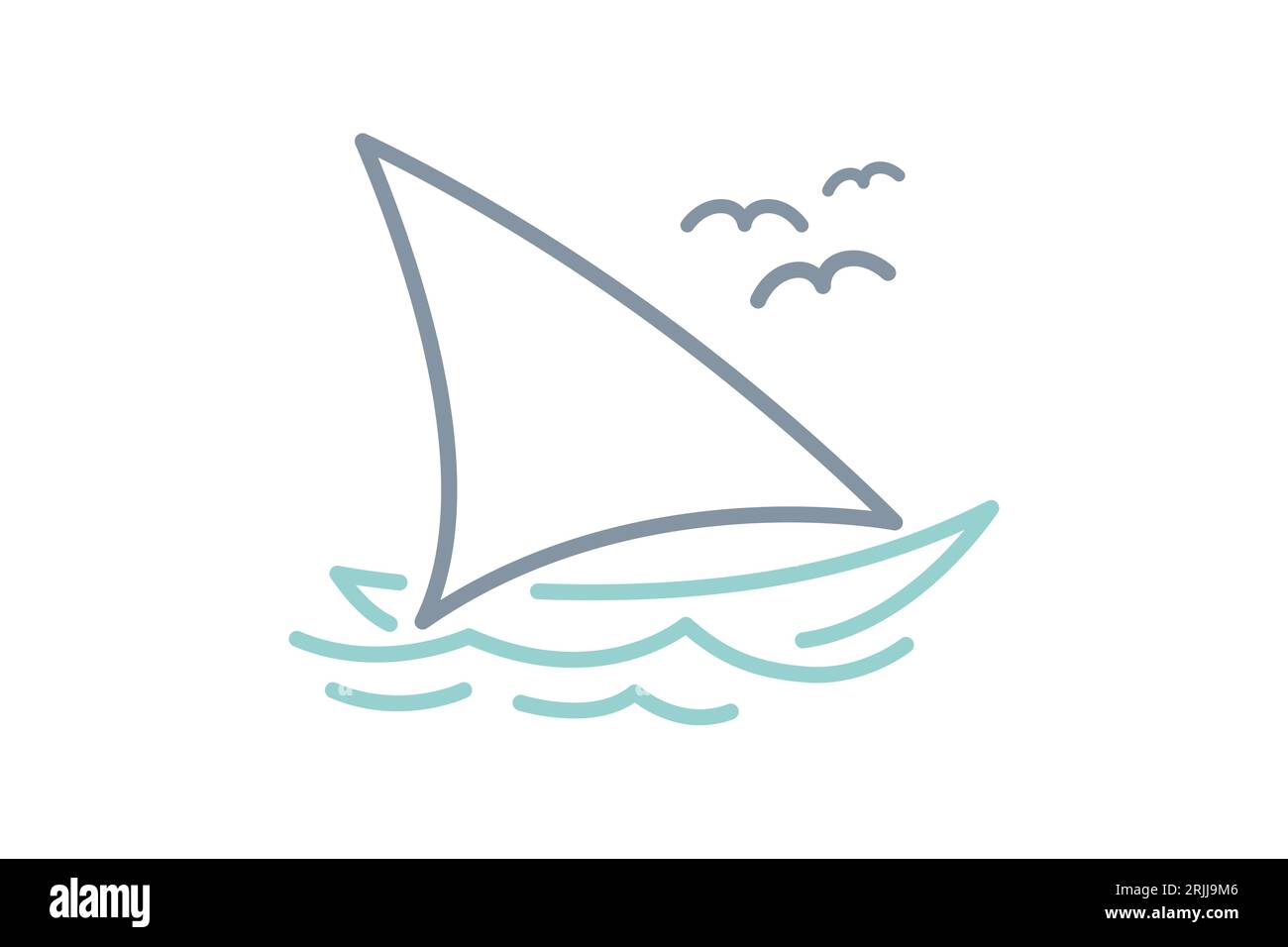 Silueta de dhow Stock-Vektorgrafiken kaufen - Alamy