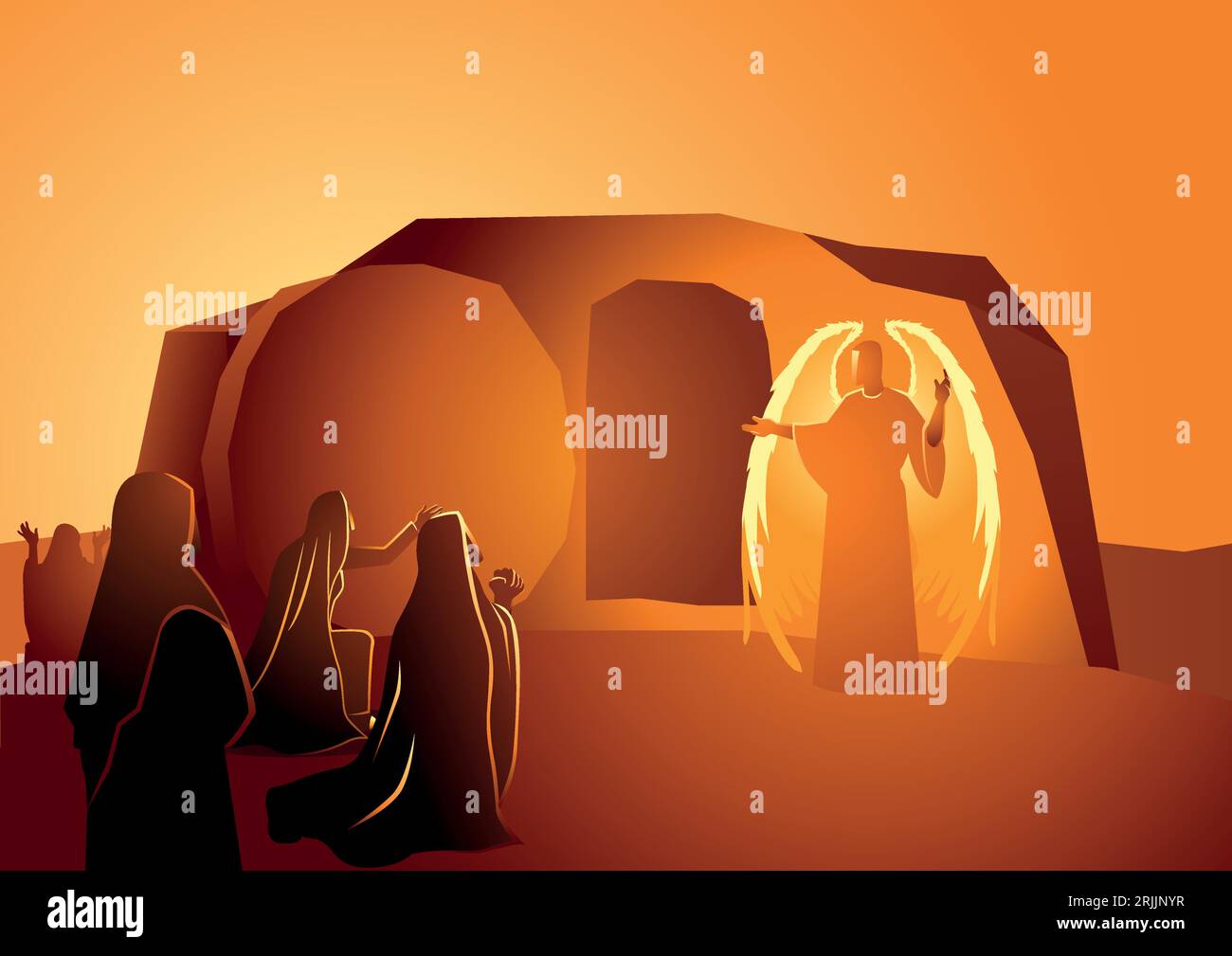 Mary magdalene resurrection jesus Stock-Vektorgrafiken kaufen - Alamy