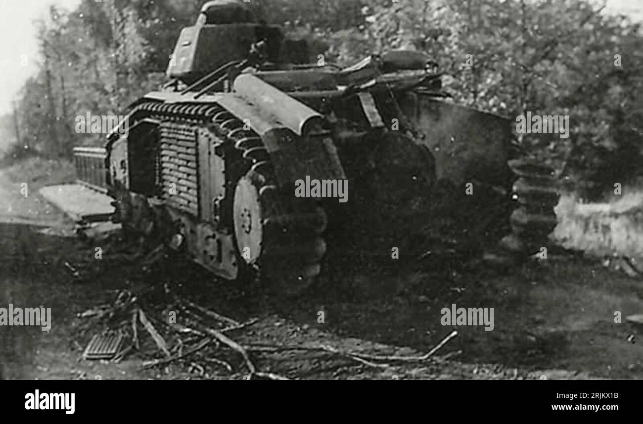Zweiter Weltkrieg - FRANKREICH. Tanks, B1 bis, Char B1 bis Tank 2. Die ...