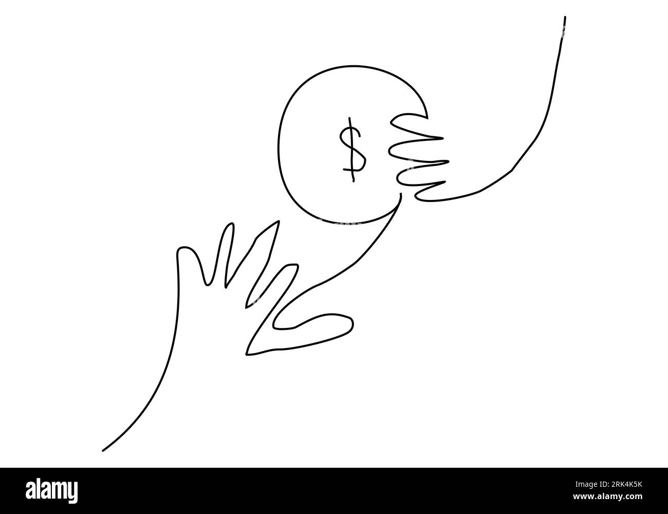 Gebende hand Stock-Vektorgrafiken kaufen - Alamy