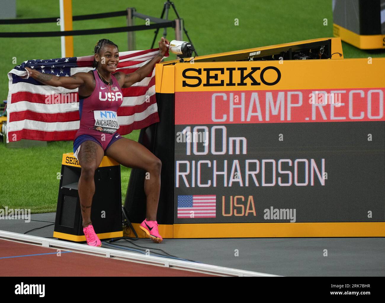 Shacarri richardson budapest -Fotos und -Bildmaterial in hoher ...