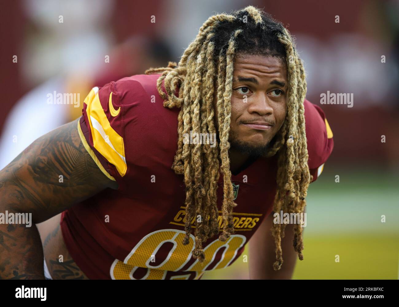 Landover, Usa. August 2023. Washington Commanders DE Chase Young (99 ...