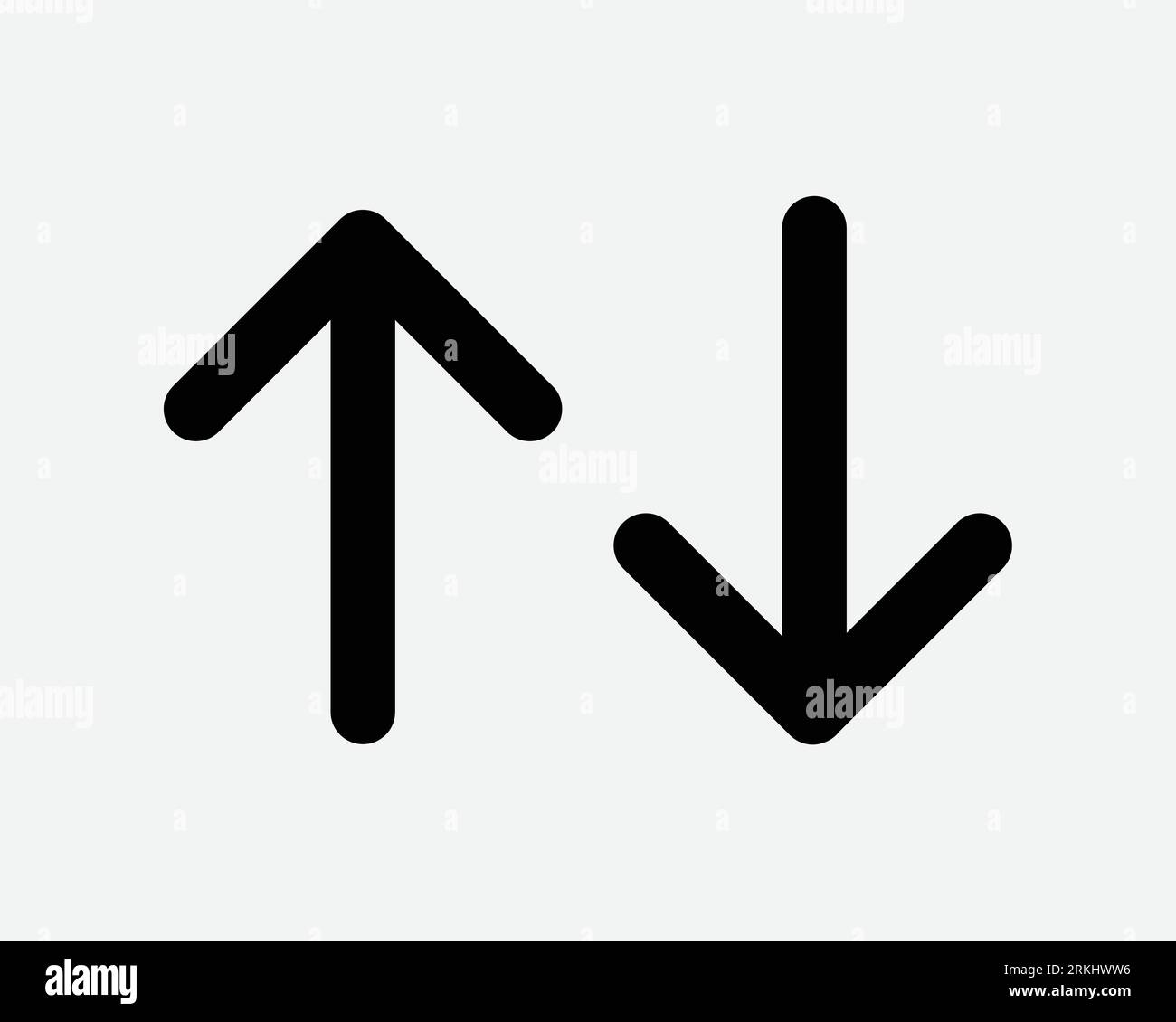 Up Down Arrow Icon North South Pointer Point Lift Elevator Button Download Upload Load Loading ...