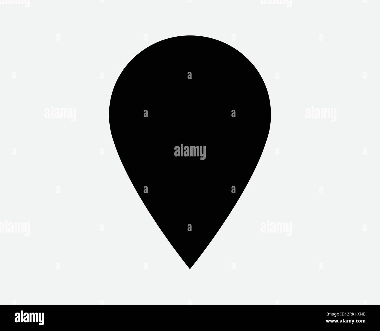 Silueta del símbolo de ubicación -Fotos und -Bildmaterial in hoher ...