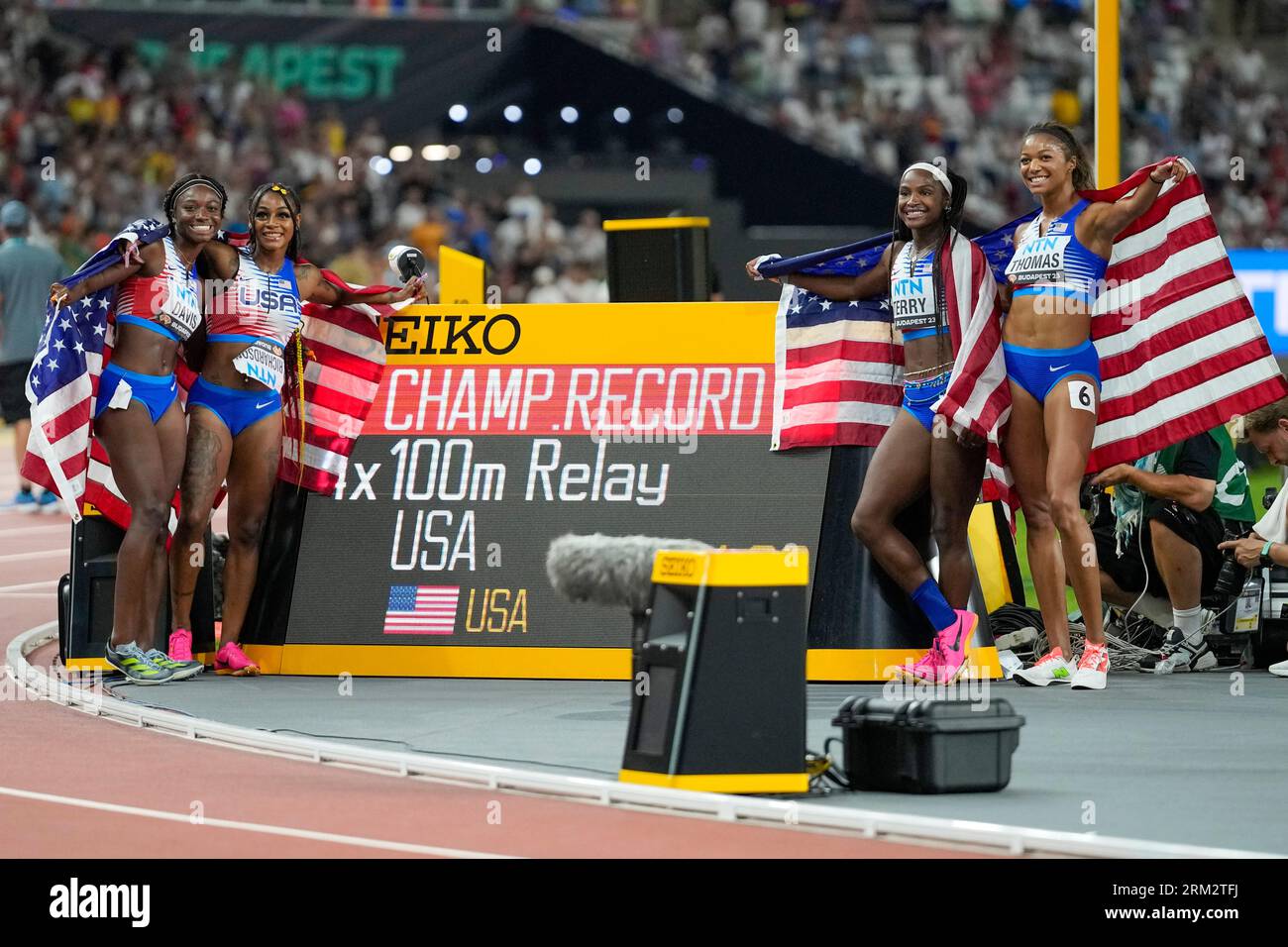 Tamari Davis, Sha'Carri Richardson, Twanisha Terry and Gabrielle Thomas ...