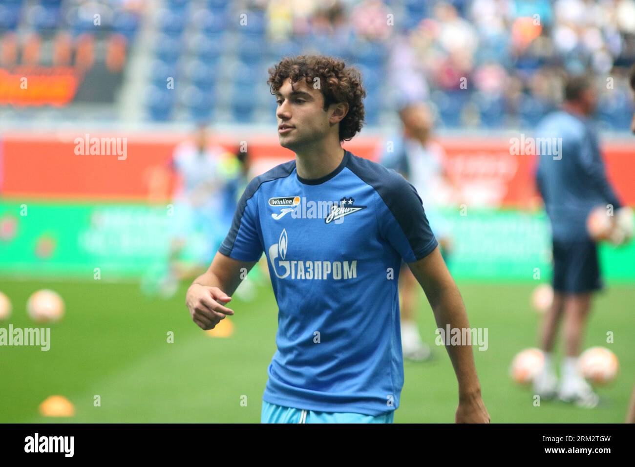 Sankt Petersburg, Russland, 26. august 2023: Fußball. Russische Premier ...