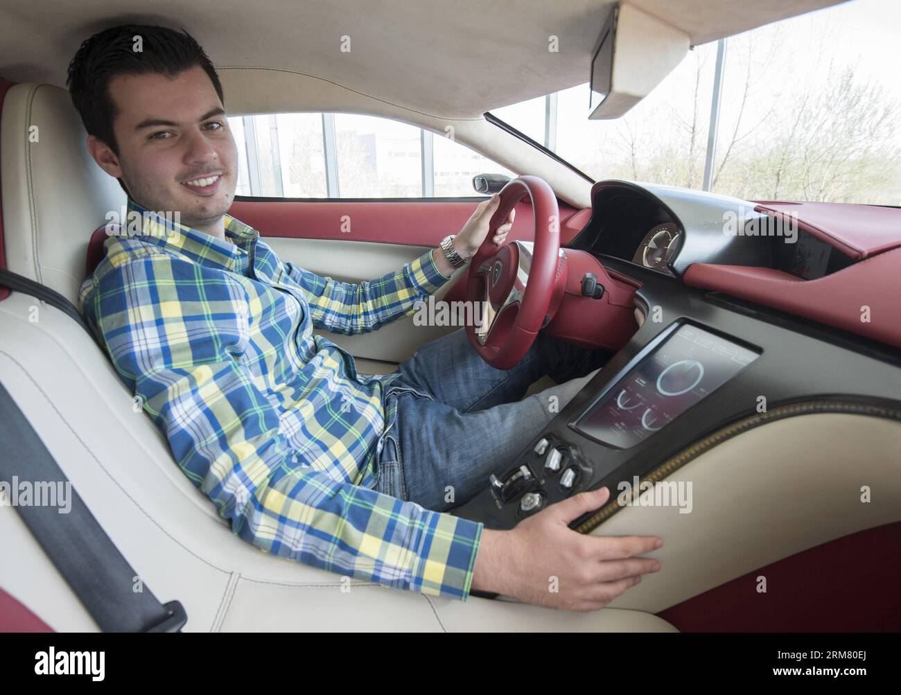 Owner of the Rimac Automobili electric vehicles company Mate Rimac ...