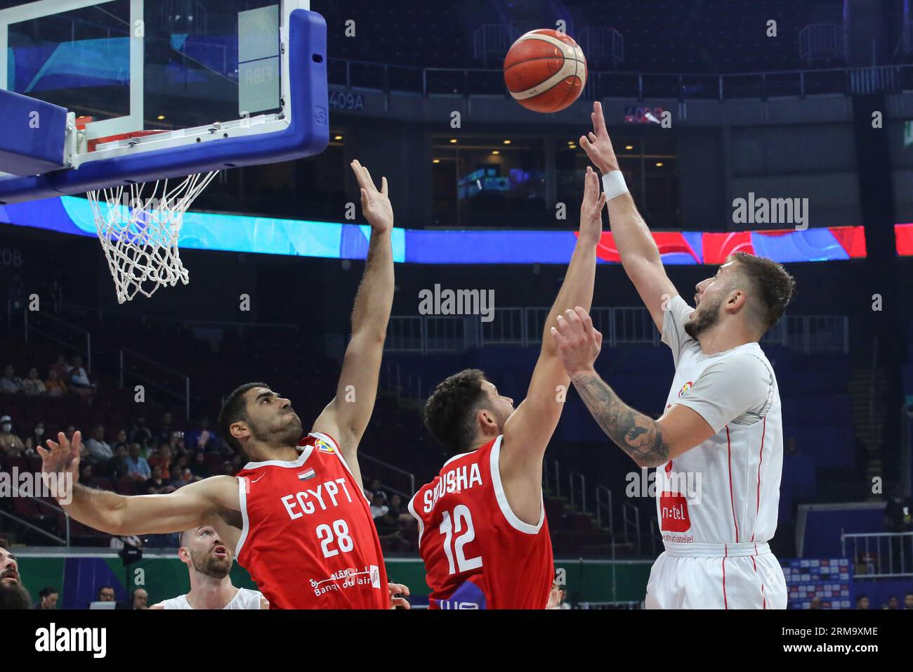 Pasay, Philippines. 27th Aug, 2023. Andrija Slavkovic of the Montenegro ...