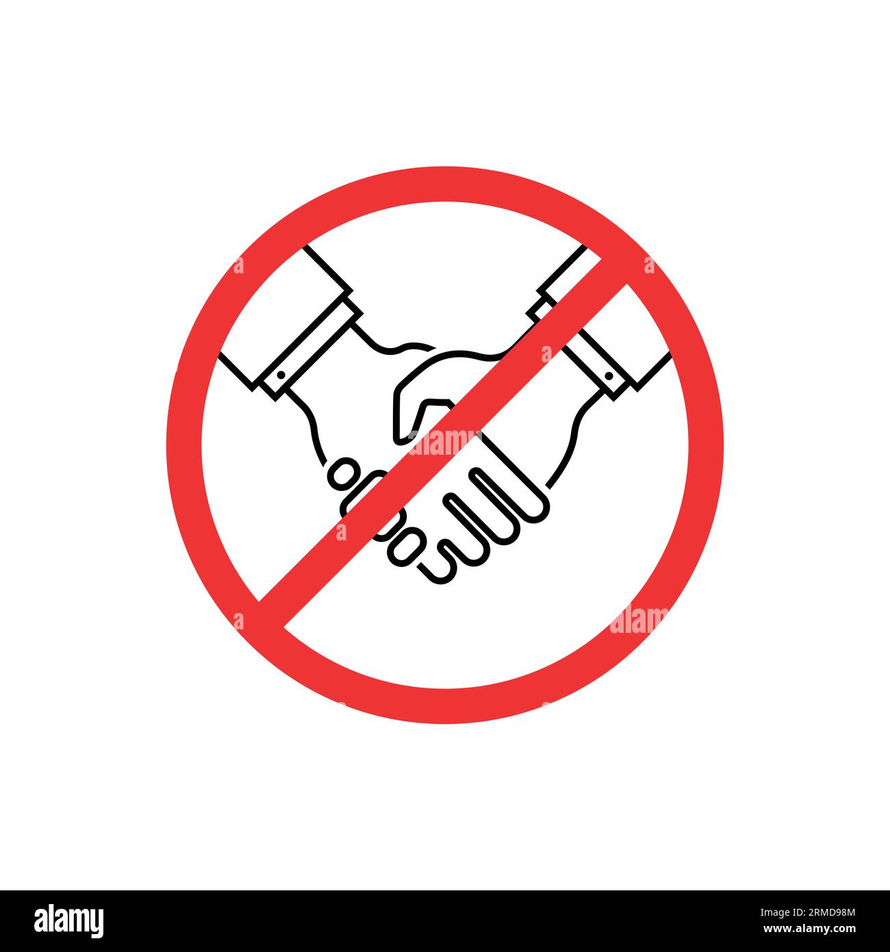 Handshake verbot -Fotos und -Bildmaterial in hoher Auflösung – Alamy