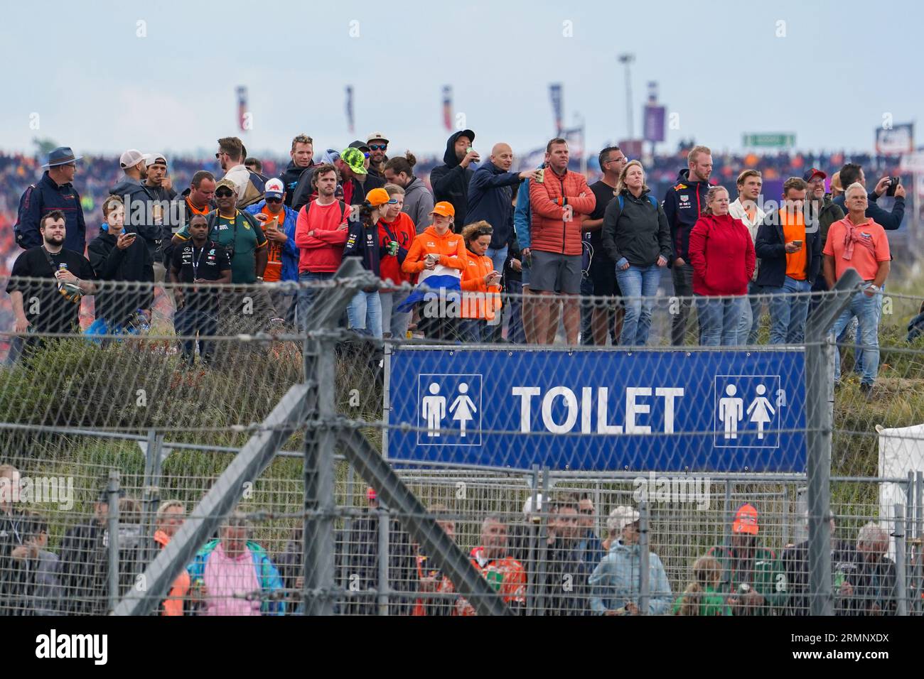 Fans auf den Sanddünen während des FORMEL 1 HEINEKEN DUTCH GRAND PRIX ...