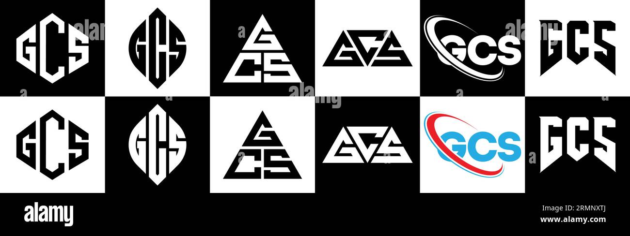 Gcs logo design Stock-Vektorgrafiken kaufen - Alamy