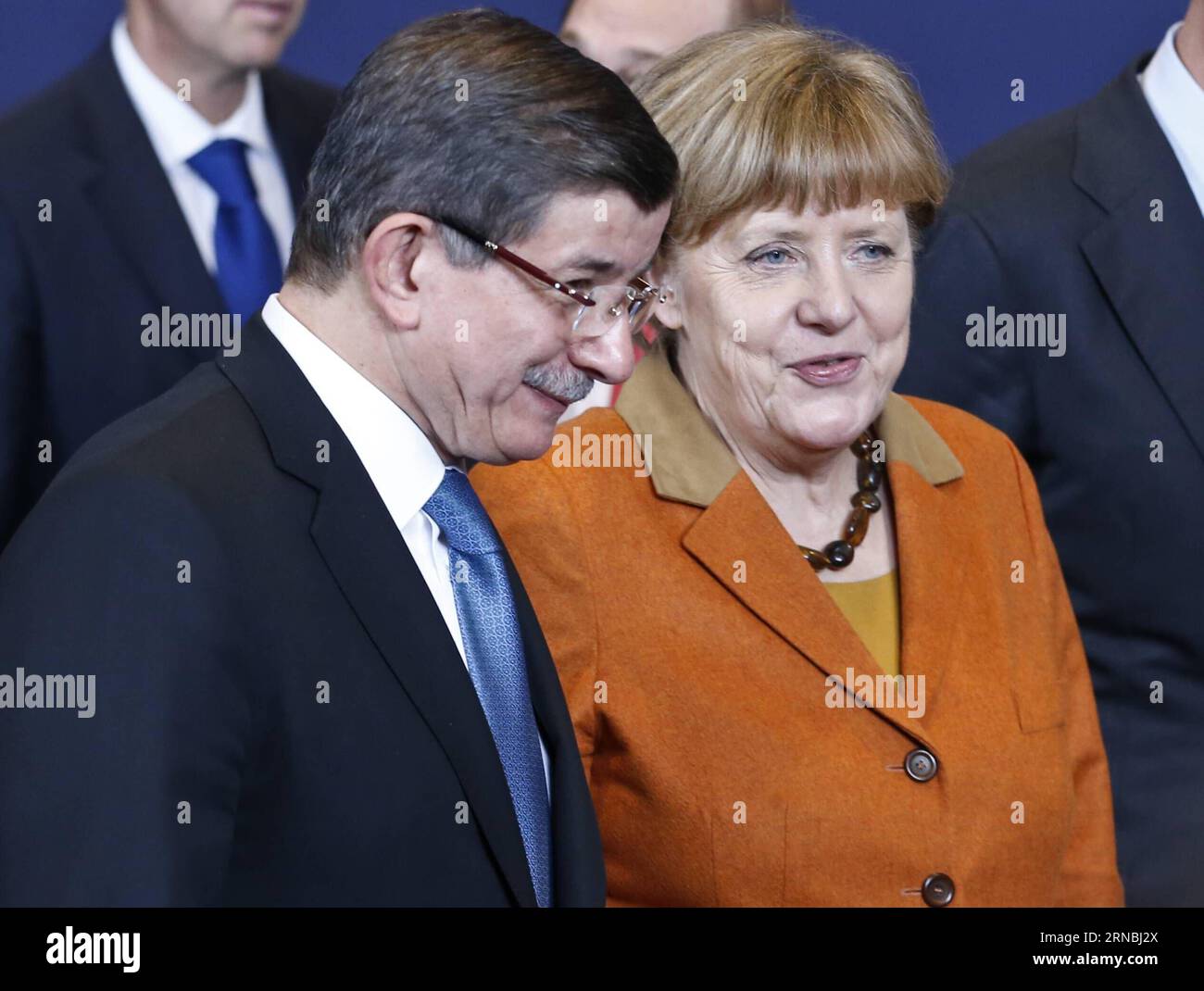 (160307) -- BRÜSSEL, 7. März 2016 -- der türkische Premierminister ...