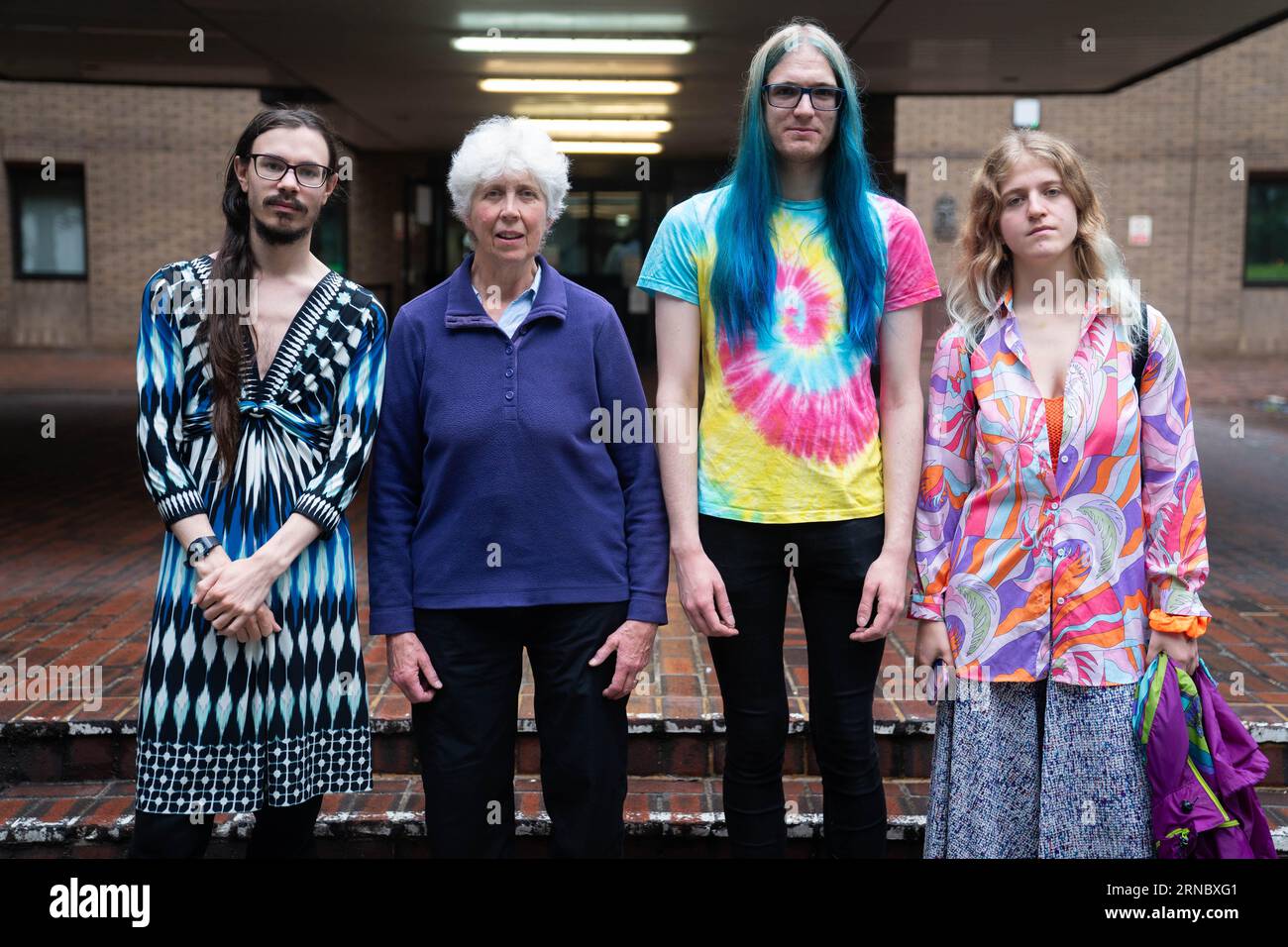 Just Stop Oil Protesters (von links nach rechts) Callum Goode, 24, Ben ...
