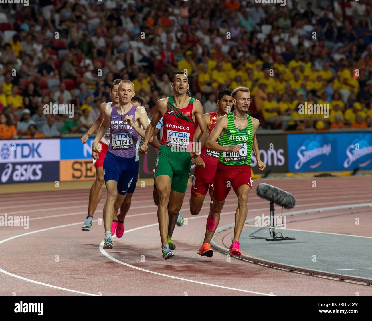 Männer 800m Heat 1 am 6. Tag der Leichtathletik-Weltmeisterschaften ...