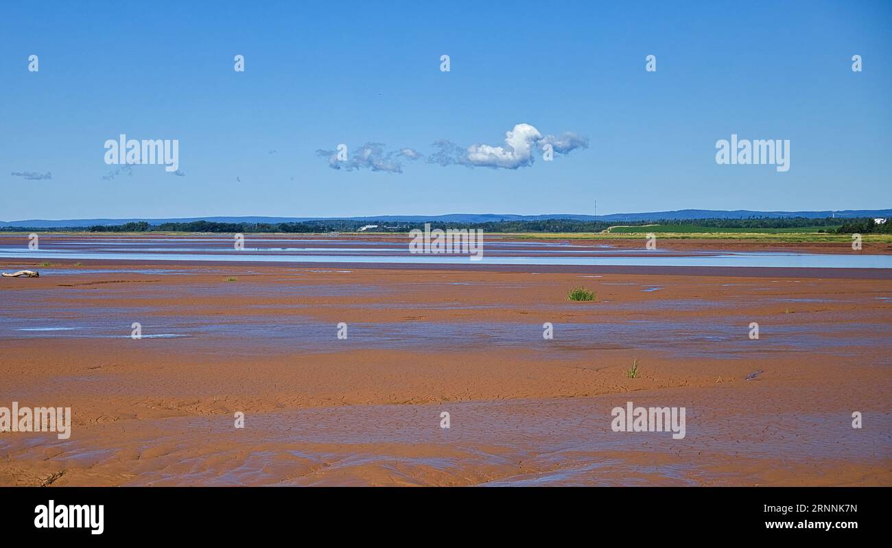 Cobequid Bay, Nova Scotia, Kanadas Ostküste. Aufgrund der höchsten ...