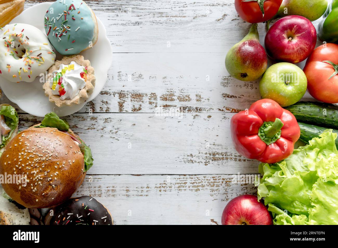 Gesund vs ungesund -Fotos und -Bildmaterial in hoher Auflösung – Alamy