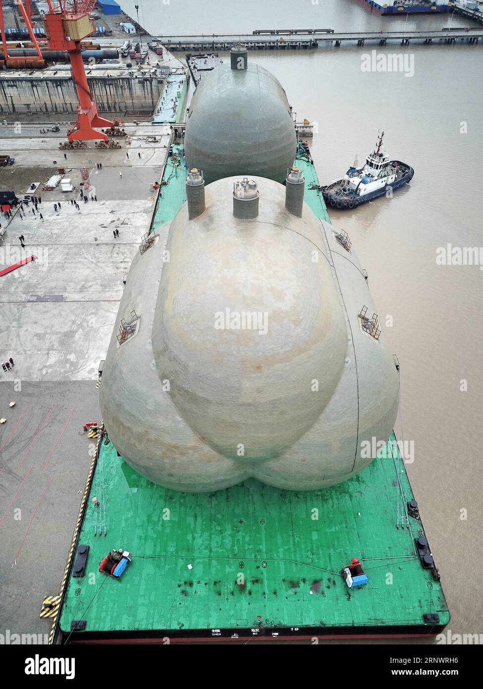 (171230) -- NANTONG, 30. Dezember 2017 -- Foto vom 29. Dezember 2017 ...